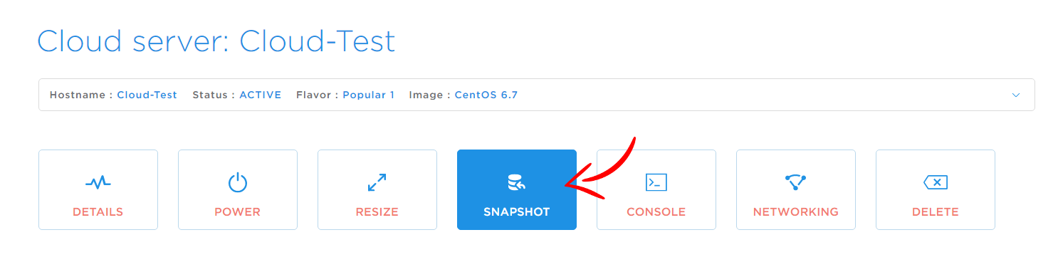 How to take a Snapshot of your Cloud Server - Globo.Tech How to take a Snapshot of your Cloud Server - Globo.Tech