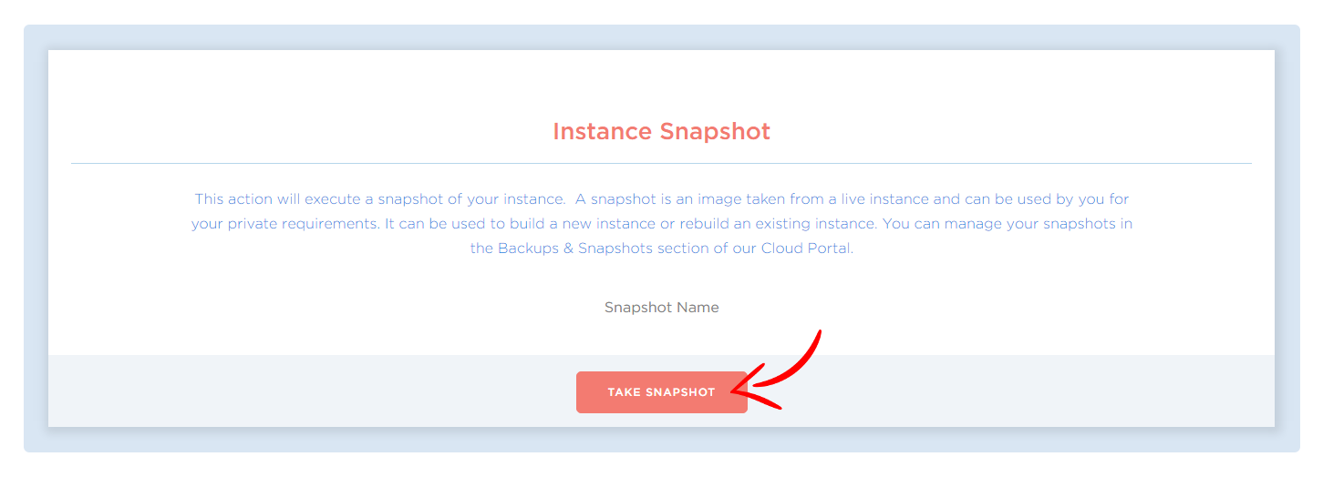 How to take a Snapshot of your Cloud Server - Globo.Tech How to take a Snapshot of your Cloud Server - Globo.Tech